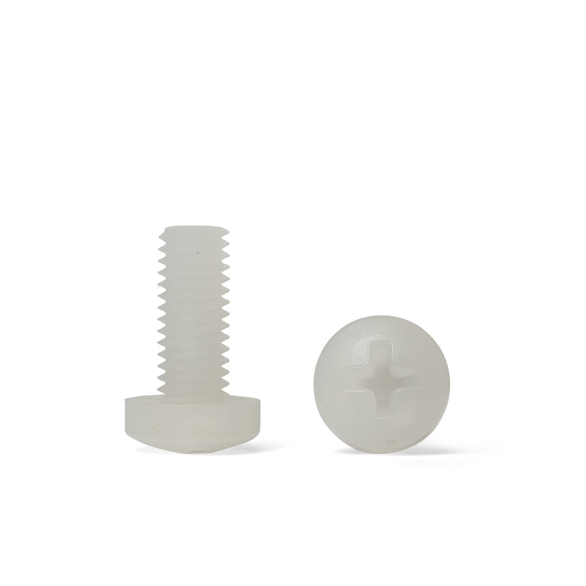 PVDF Kynar Pan Head Screws - Cross Recessed Phillips | High Performance Polymer