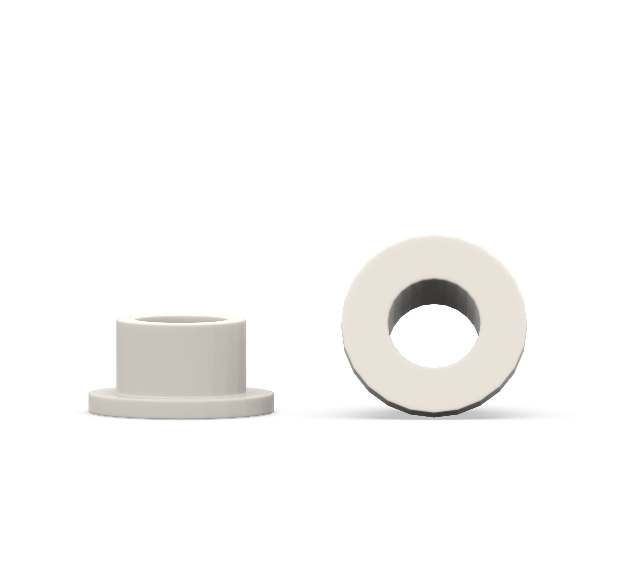 Ceramic AL203 Custom Manufactured Flanged Bushings – High Performance ...