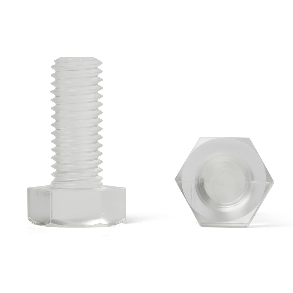 Polycarbonate Hexagon Head Bolts – High Performance Polymer