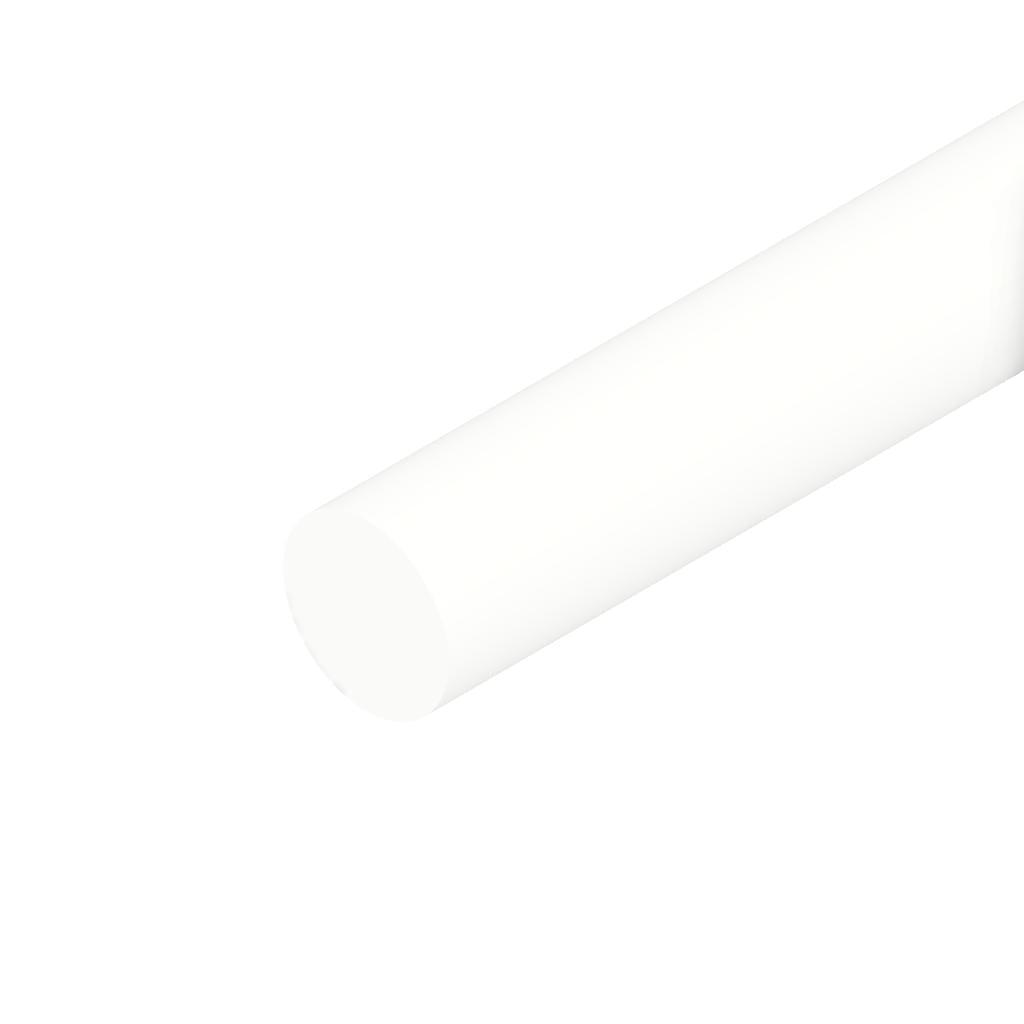 PTFE (Teflon) Unfilled Rod/Bar – High Performance Polymer